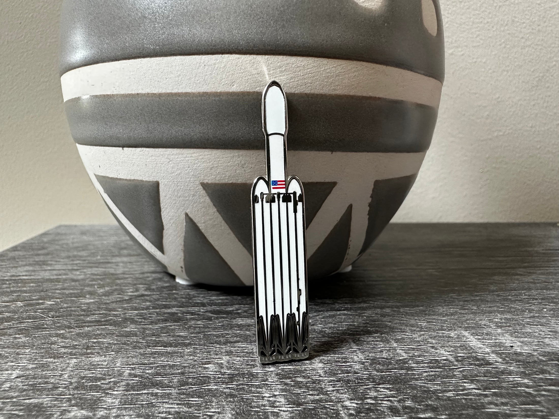 SpaceX Falcon Heavy Enamel Pin – Launch Pins