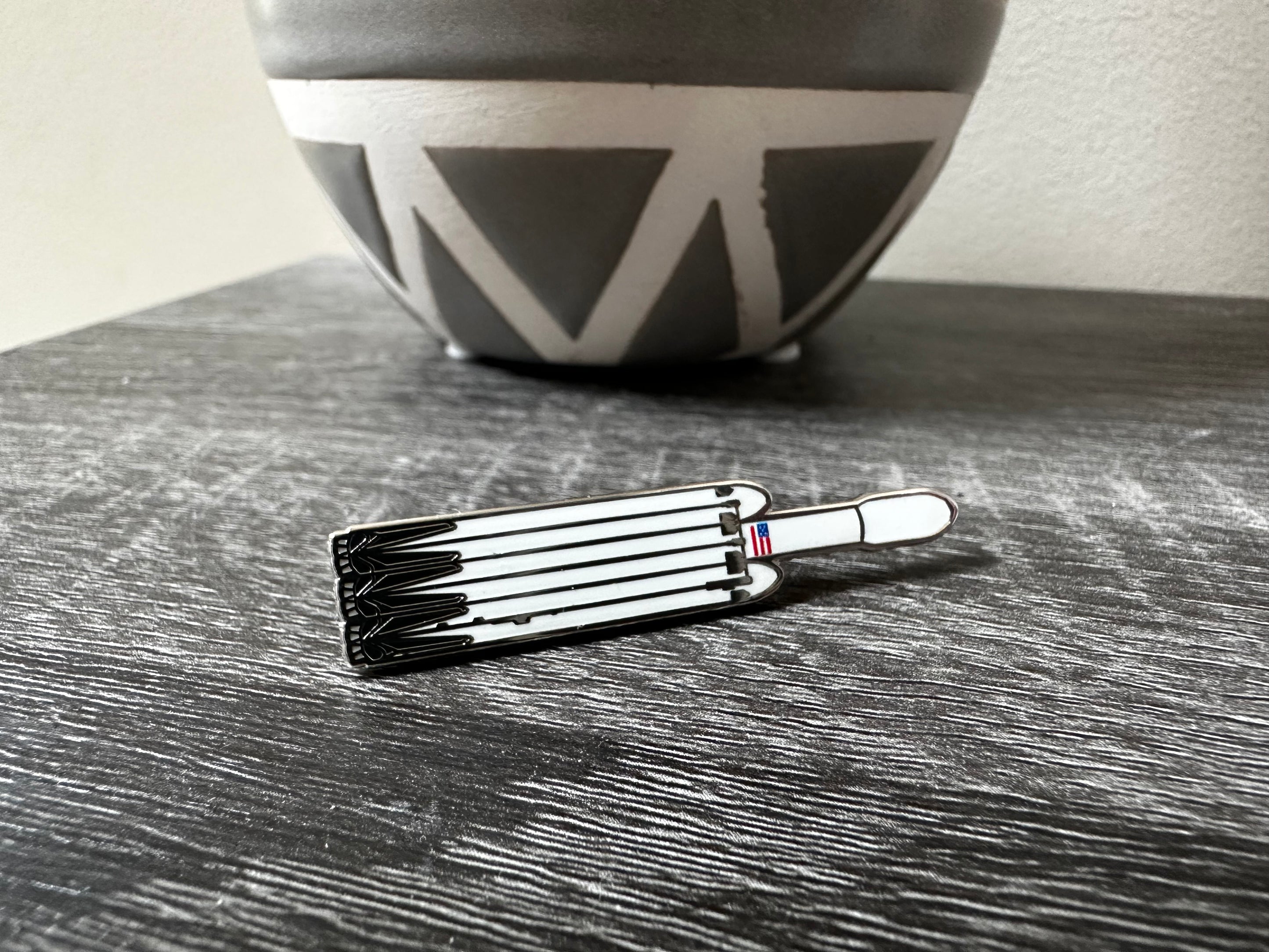 SpaceX Falcon Heavy Enamel Pin – Launch Pins
